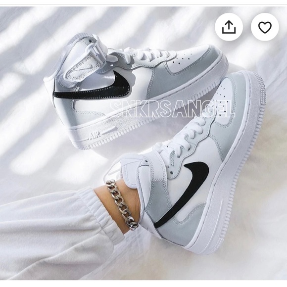 Nike | Shoes | Custom Nike Air Force One Mids | Poshmark